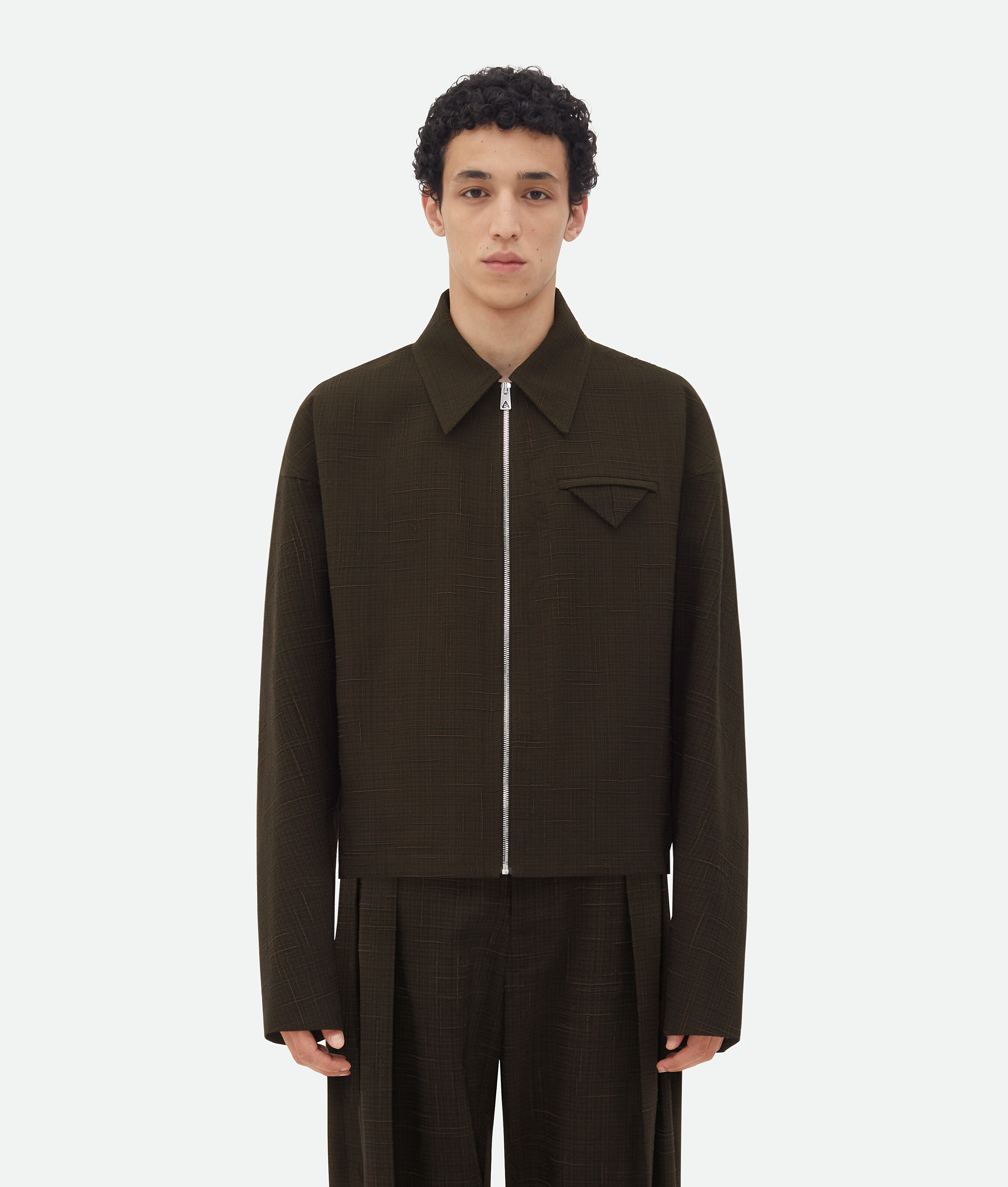 ジャケット・アウター Bottega Veneta Kimono Blouson 44 Bottega Veneta Viscose And Silk Criss-Cross Kimono Jacket